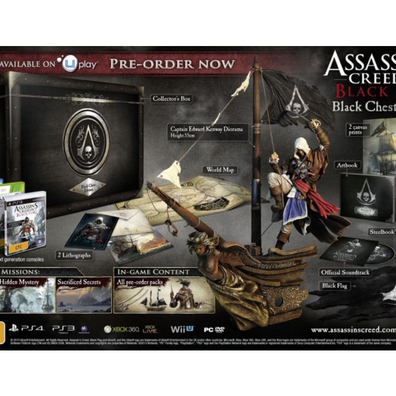 (Special Order) Assassin's creed Black Chest Edition | Shopee Malaysia