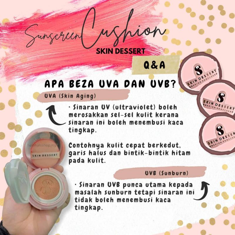Cushion Sunscreen Skin Dessert | Shopee Malaysia