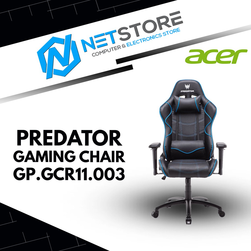 ACER PREDATOR GAMING CHAIR - BLACK BLUE - GP.GCR11.003 | Shopee Malaysia