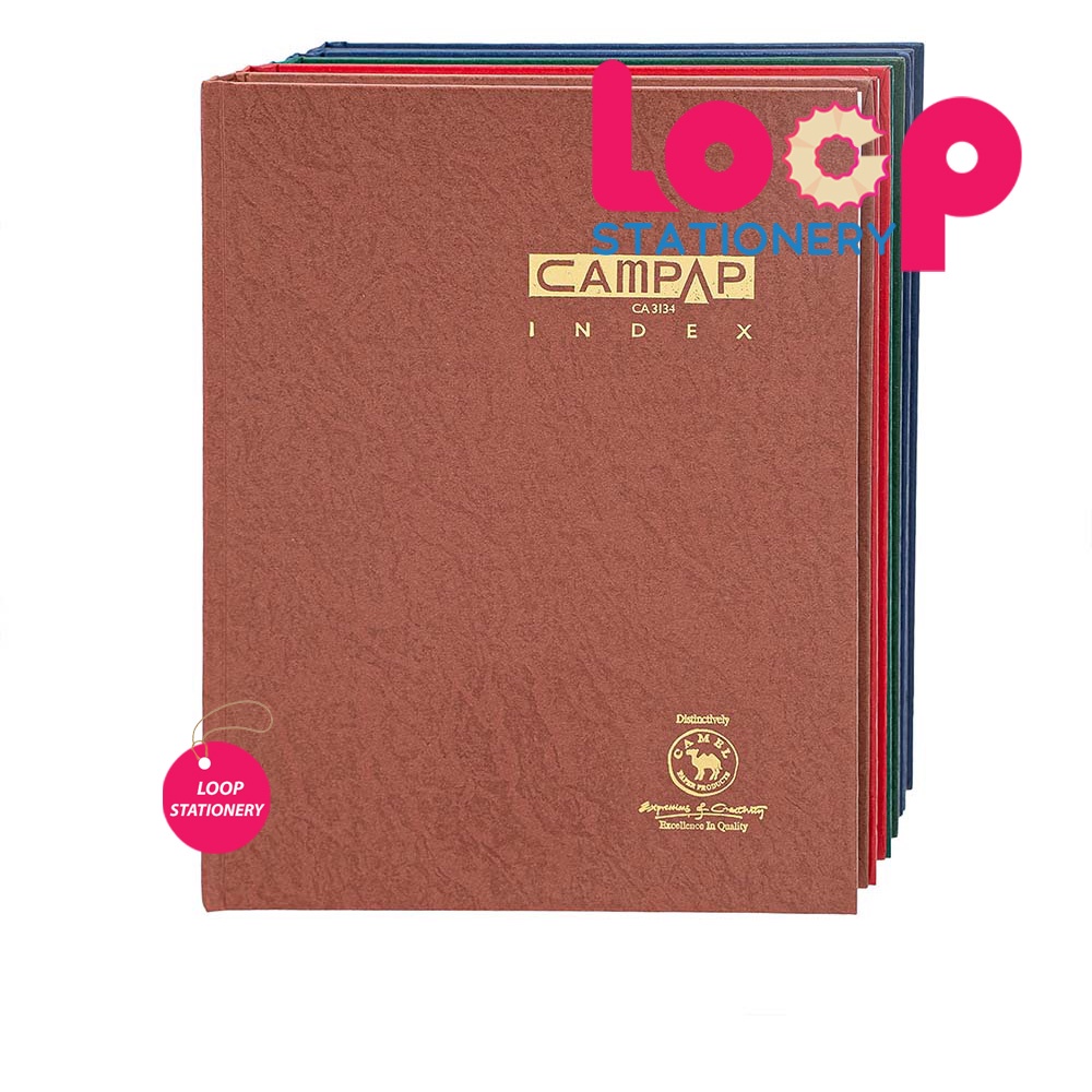 Campap Index Book F5 Quarto 200Pages CA3134 | Shopee Malaysia