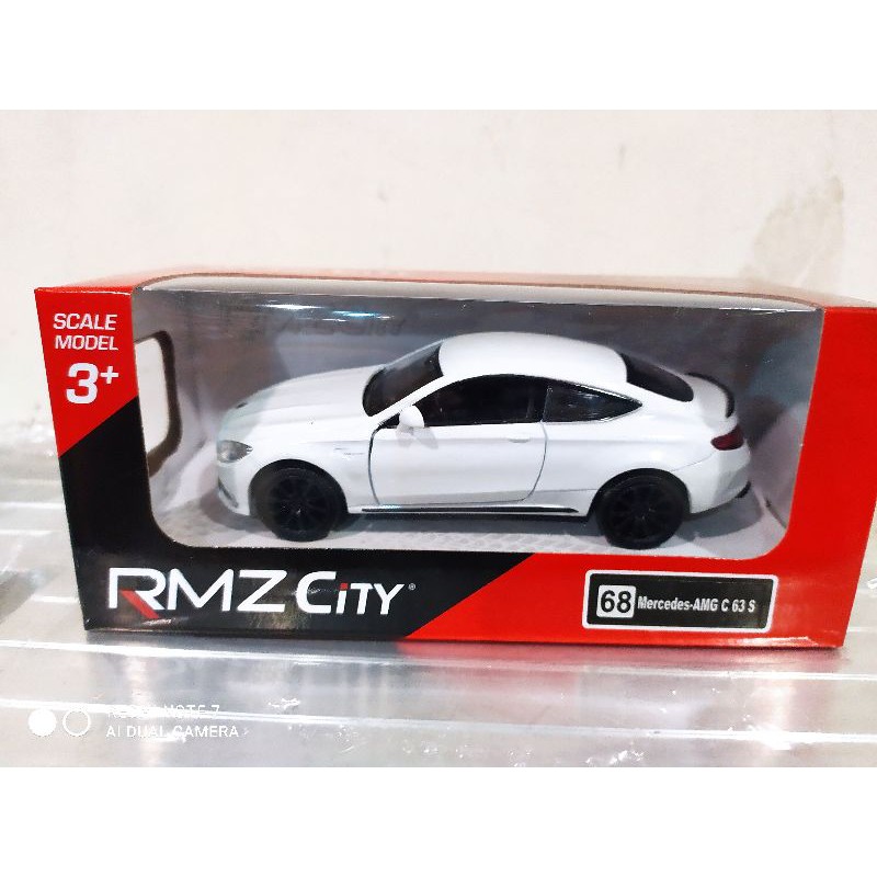 RMZ City Die Cast Collection 68 Mercedes AMG C 63 S White Shopee Malaysia