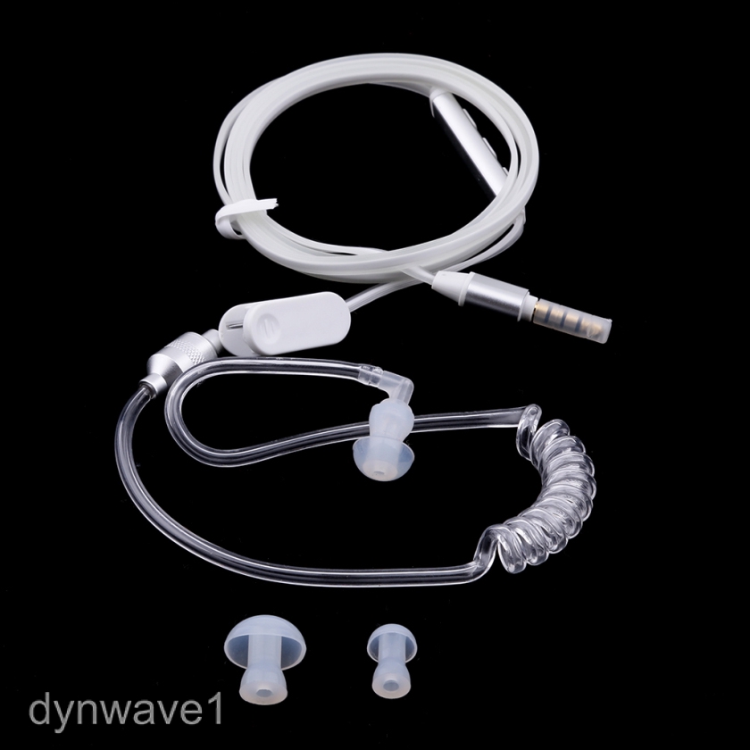 [Dynwave1feMY] Mono Bodyguard Headset Security Headphone Anti- Earphone ...