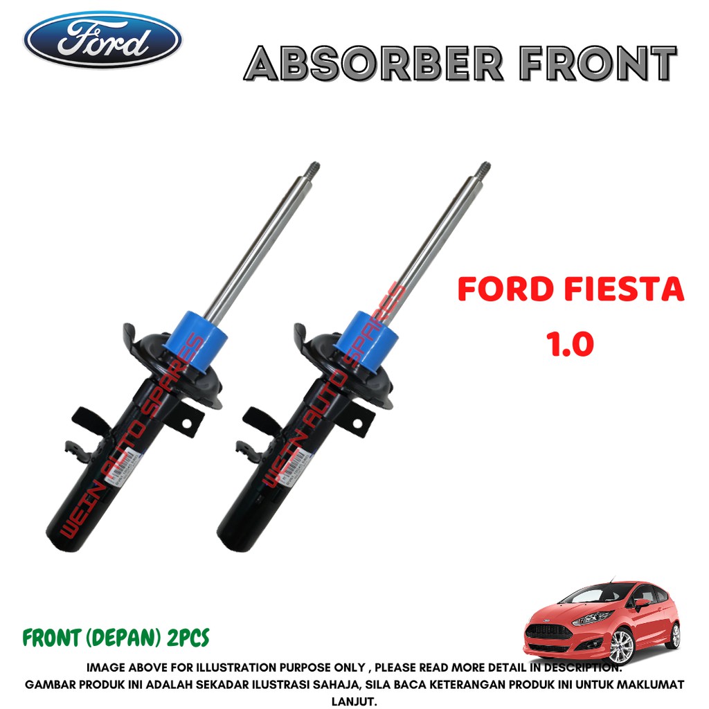 ⚡️GENUINE FORD ⚡️FRONT SHOCK ABSORBER (LEFT& RIGHT )- FORD FIESTA 1.0 ...