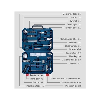 BOSCH 108-In-1 Multi-Function Household Tool Kit - 2607002788 | Shopee ...