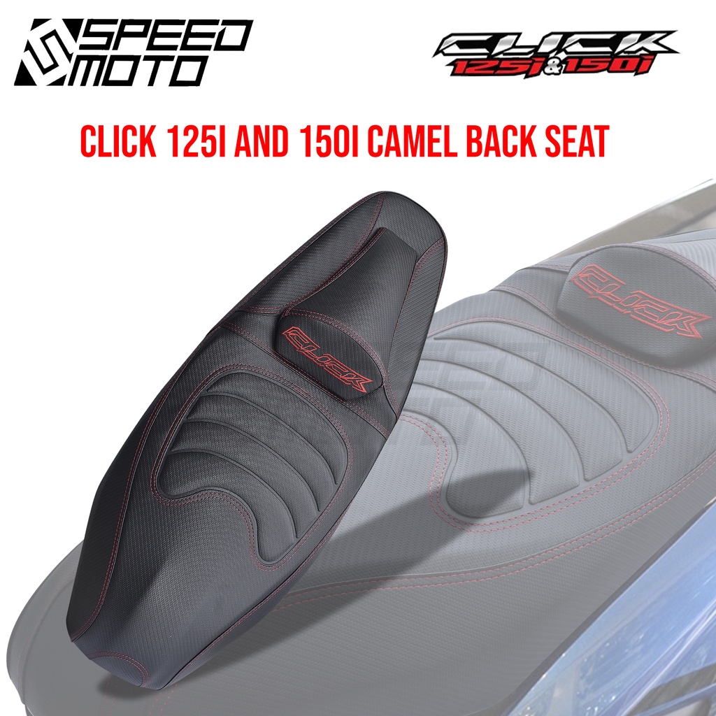 HONDA CLICK 125I / 150I CAMEL BACK SEAT ASSEMBLY WITH EMBROID LOGO Z ...