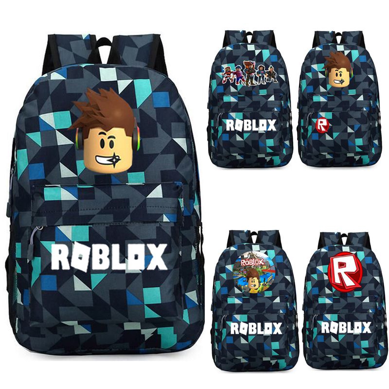 Roblox Game Backpack Kids School Bag Students Boys Bookbag Travelbag ...