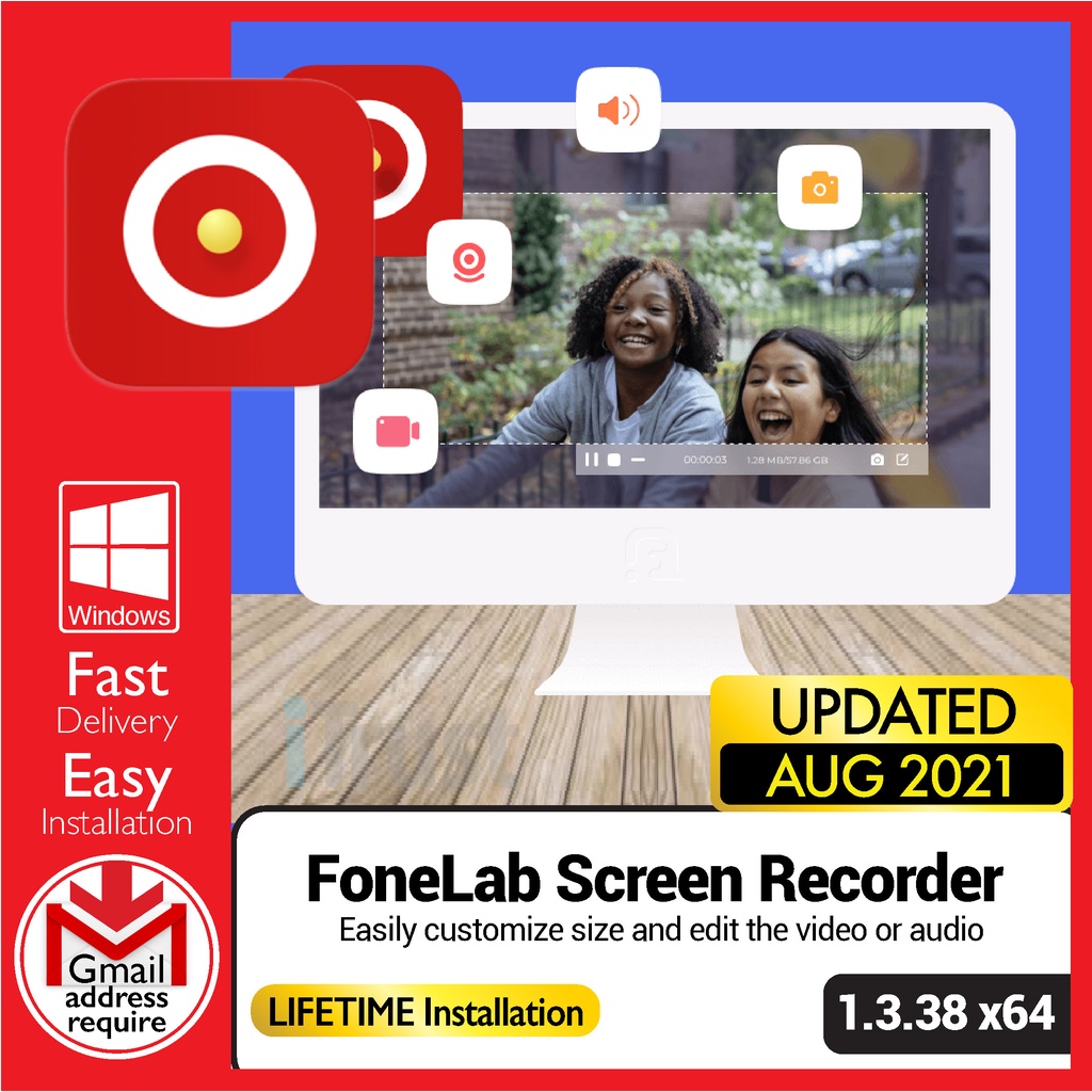 FoneLab Screen Recorder 1.3.38 - Easily Customize Size & Edit Video or ...