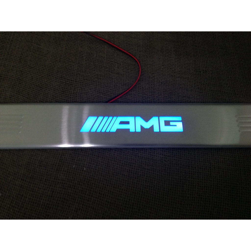Mercedes Amg Stainless Steel Led Side Step Side Sill Plate | Shopee ...