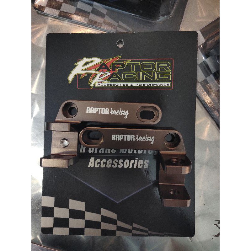 Y15ZR / LC135 REAR CNC FOOT REST ALLOY BRACKET (RAPTOR RACING) FOOTREST ...