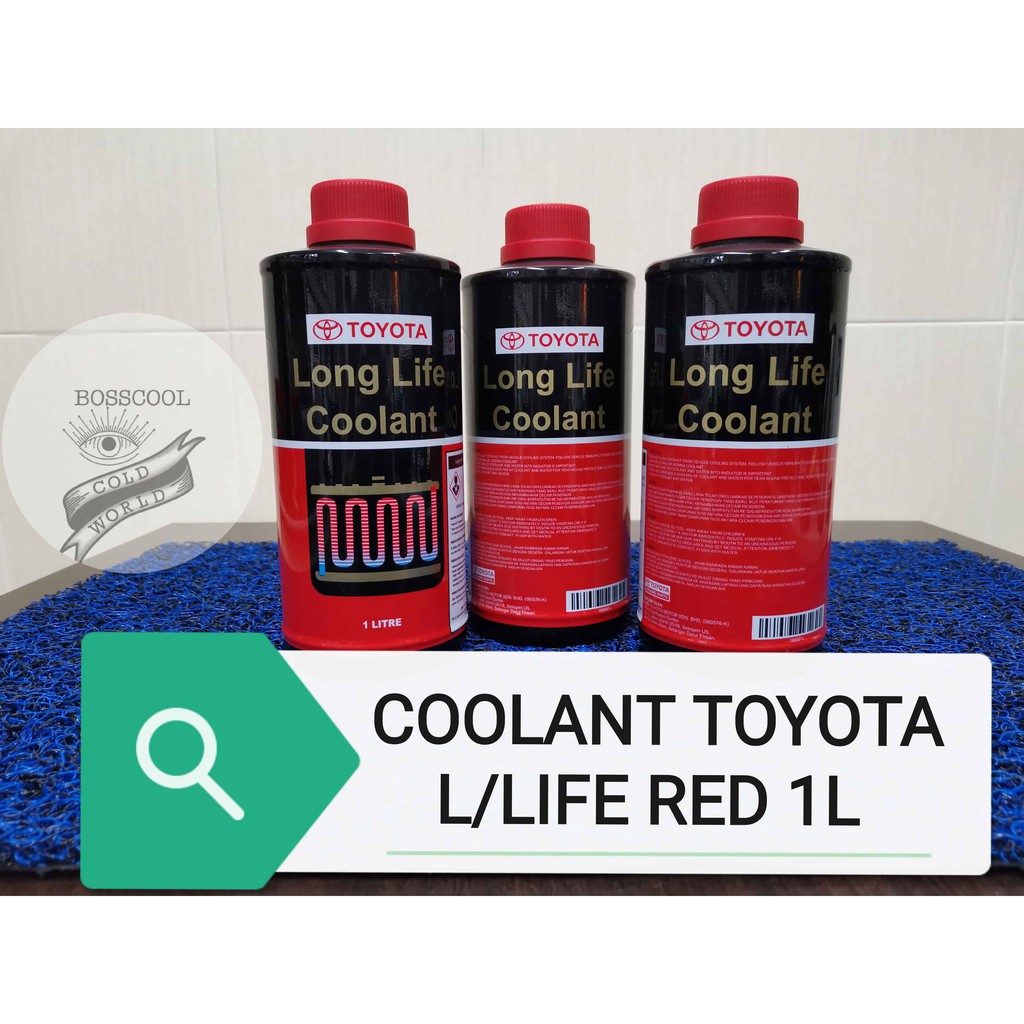 Toyota Original Long Life Coolant (RED) 1L | Shopee Malaysia
