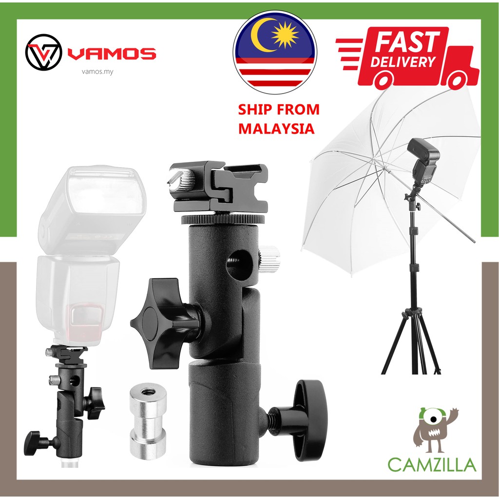 EMH-35 Camera Flash Speedlite Mount Light Stand Flash Bracket Shoe ...
