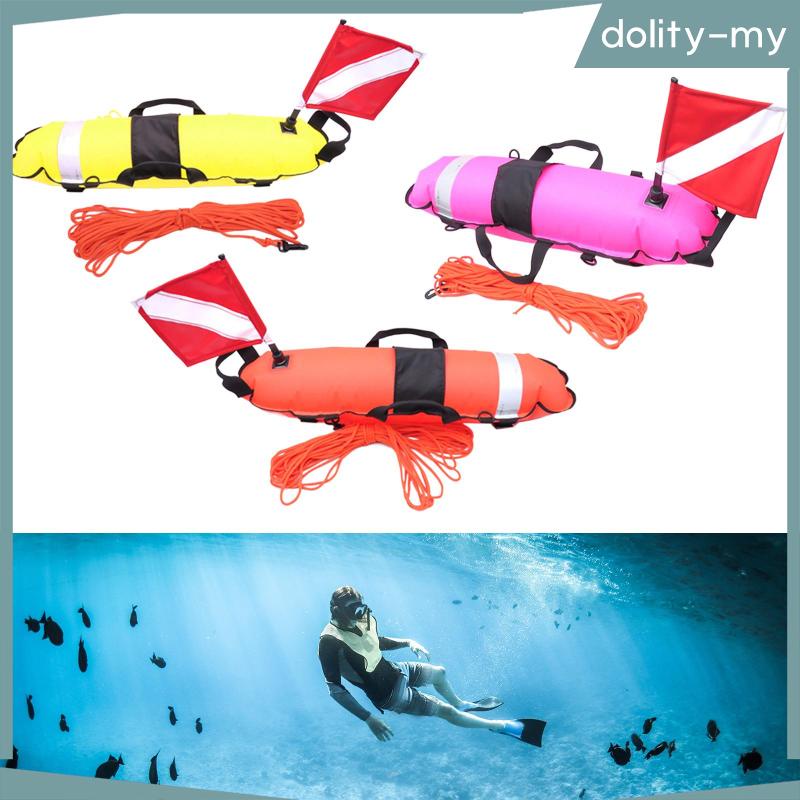 [ Freediving Buoy Float with 25M Ropes for Diving Spear Fishing ...