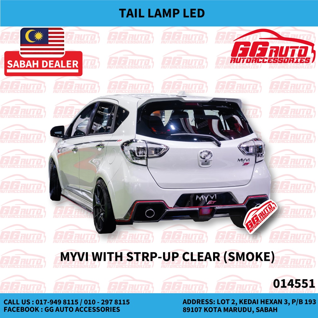 TAIL LAMP LED MYVI 2018 ( CLEAR ) | Shopee Malaysia