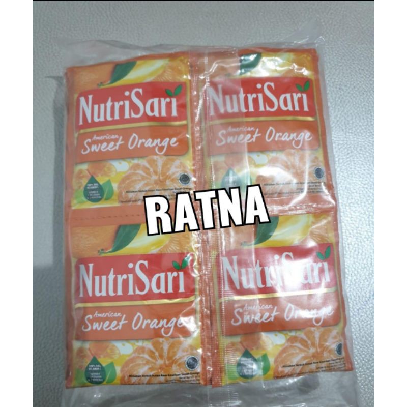 Nutrisari SWEET ORANGE 15gr 1 pack contains 10 sachets | Shopee Malaysia