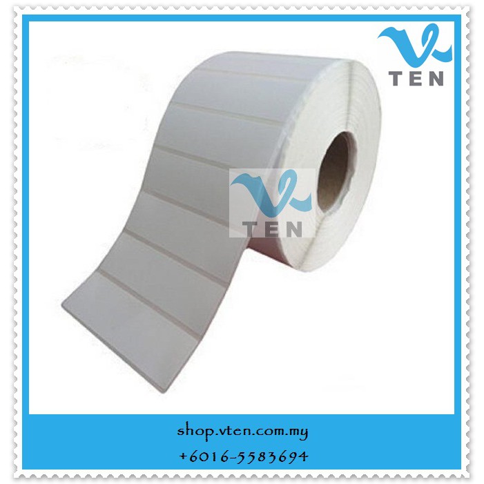 Barcode Label Sticker Art Paper 70x50mm 80x60mm Barcode Label Sticker ...