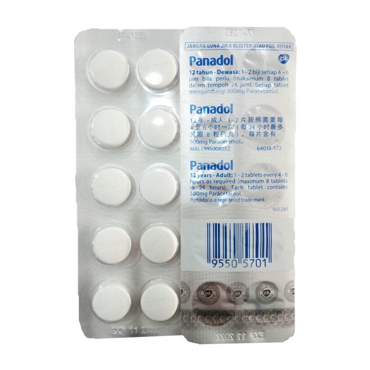 PANADOL REGULAR 10'S (1 strip) | Shopee Malaysia