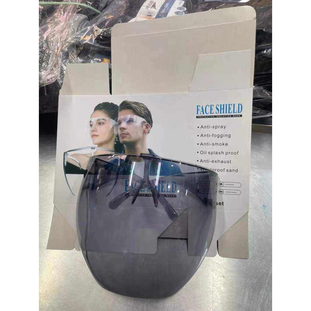 Face Shield - Protective Isolation Mask (black) | Shopee Malaysia