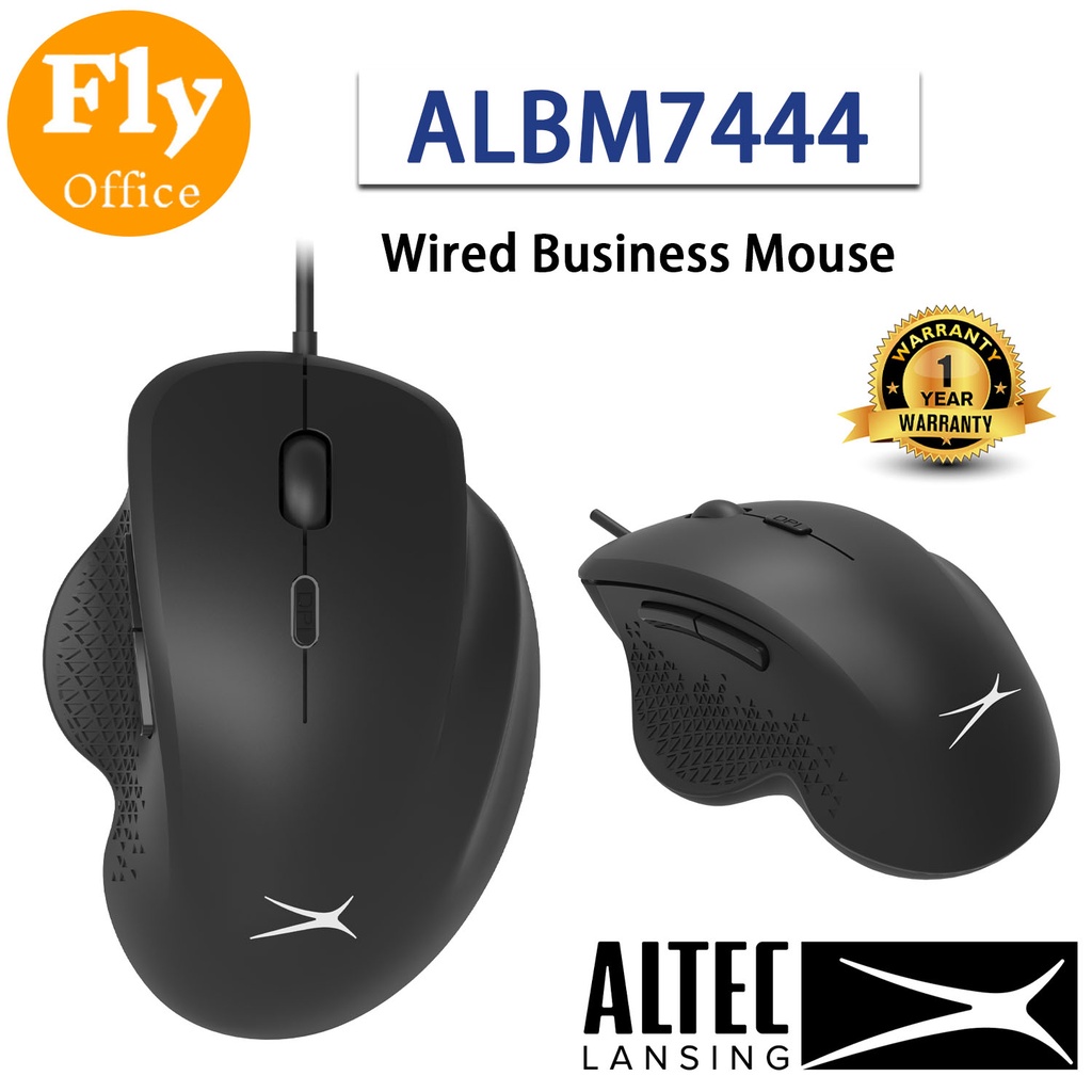 Altec Lansing ALBM7444 Wired Business Mouse 6 Button 1.5meter Cable ...