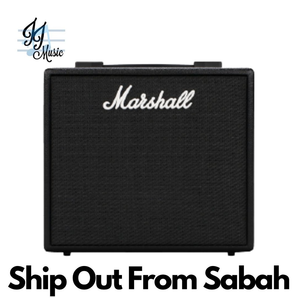 Marshall Code 25, 25 Watt, 1x10 Modeling Guitar Combo Amplifier (Code25) | Shopee Malaysia