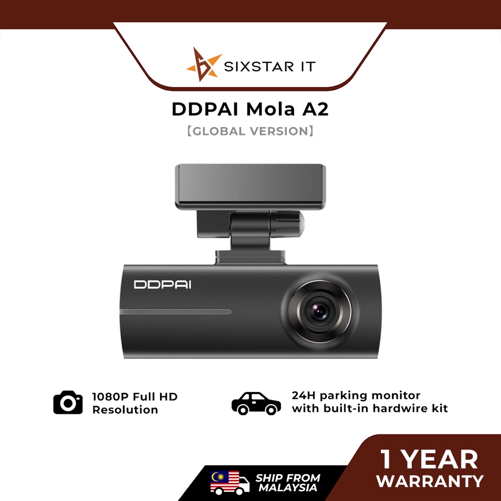 Ddpai A2 Dash Cam 1080P Full HD Dashcam Vehicle Wifi Smart Connect Car ...
