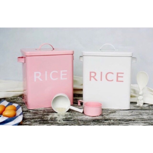 RICE CANISTER / CONTAINER (Fit up to 10kg of rice) | Shopee Malaysia