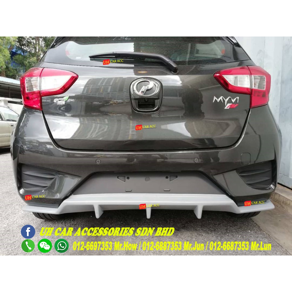 Perodua Myvi 2018-2021 Rear Diffuser Lip Lips [READY STOCK] | Shopee ...