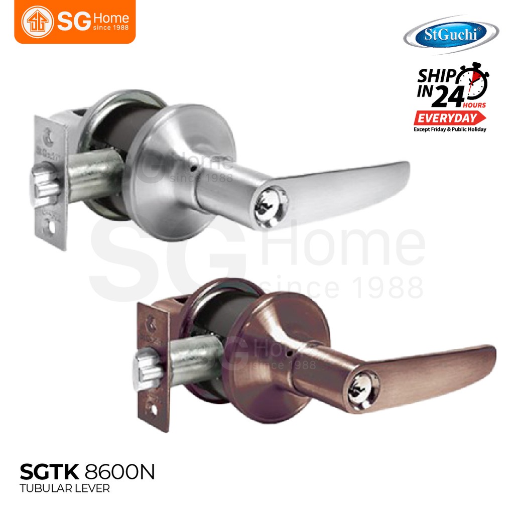 Ready Stock St Guchi Original 8600 SN / 8900 BR Heavy Duty Tubular Lock ...