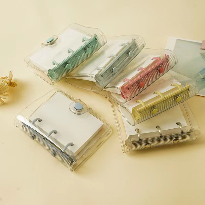 Mini 3 Ring Binder Notebook Diary Journal Kawaii Korean Stationery ...