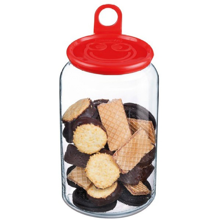 Luminarc Rondo Smiles Jar 1000 ml - 6 pcs | Shopee Malaysia