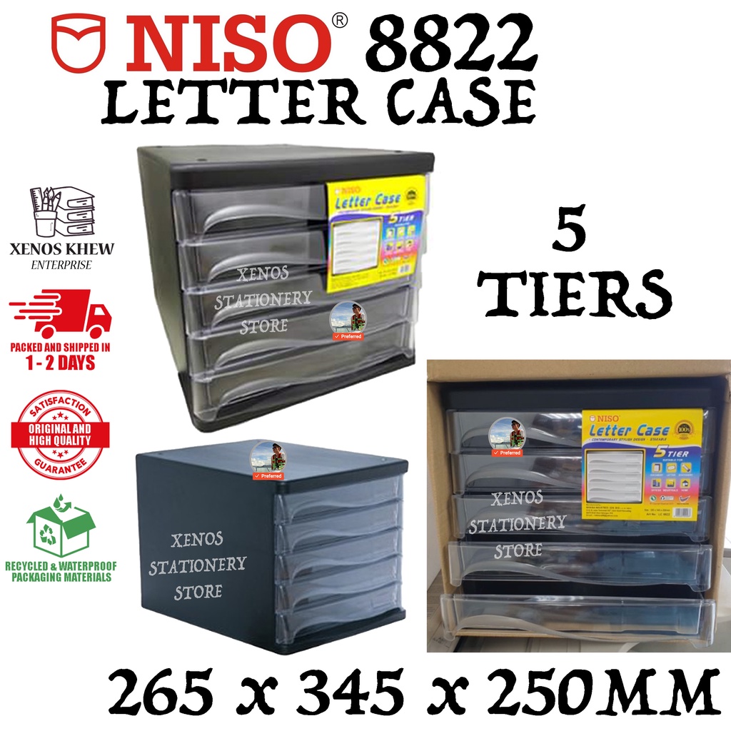 NISO 5 TIER LETTER CASE ART NO:8822 / NISO 8822 LETTER CASE 5 TIER ...