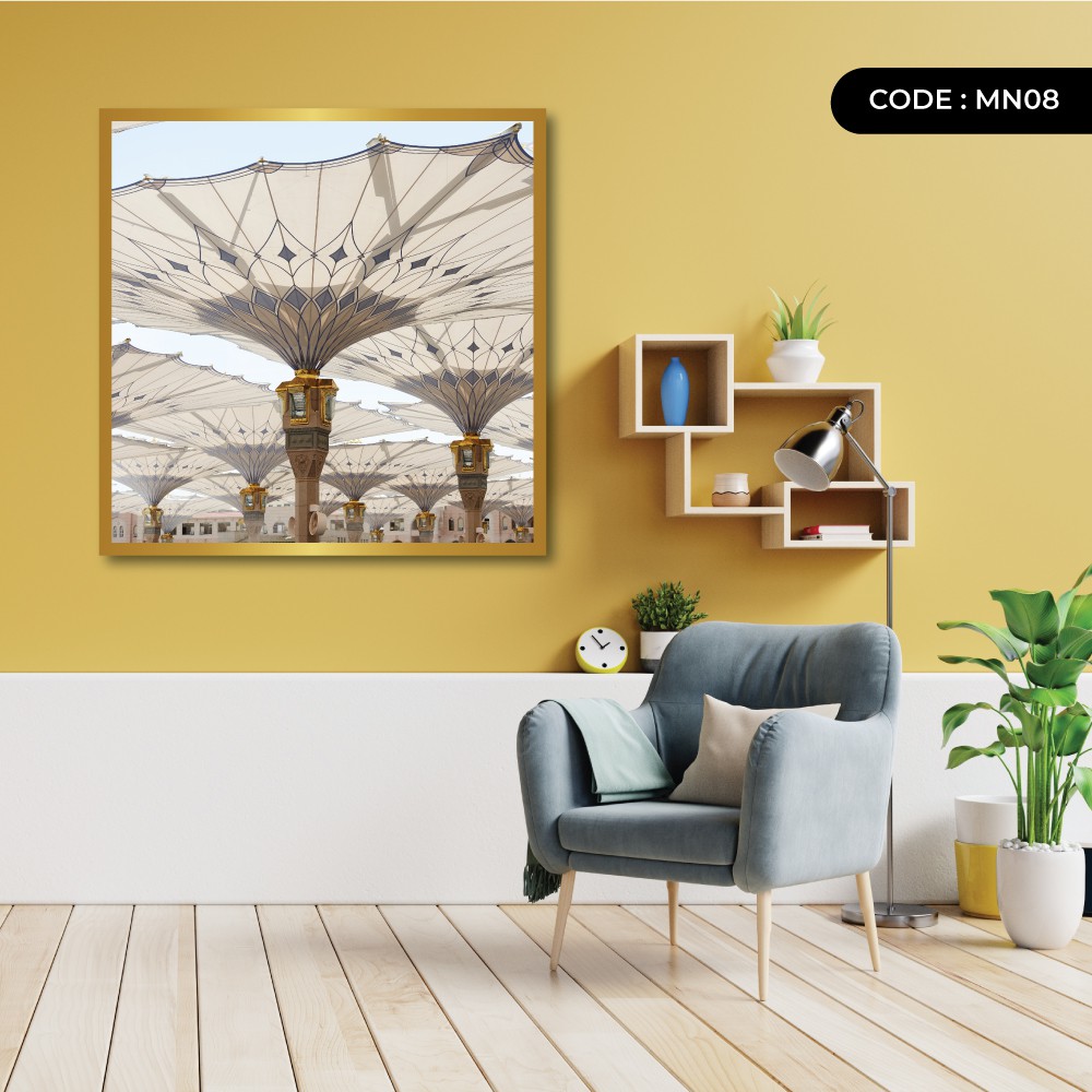 ULTIMATE SIGNATURE FRAME CANVAS GAMBAR MASJID NABAWI DIMADINAH| SQUARE ...