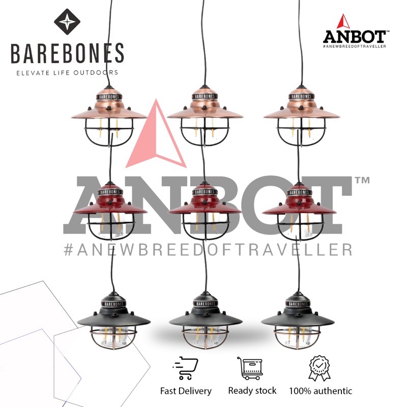 Barebones Edison String Lights USB Powered Lantern For Camping 100% Original | Shopee Malaysia