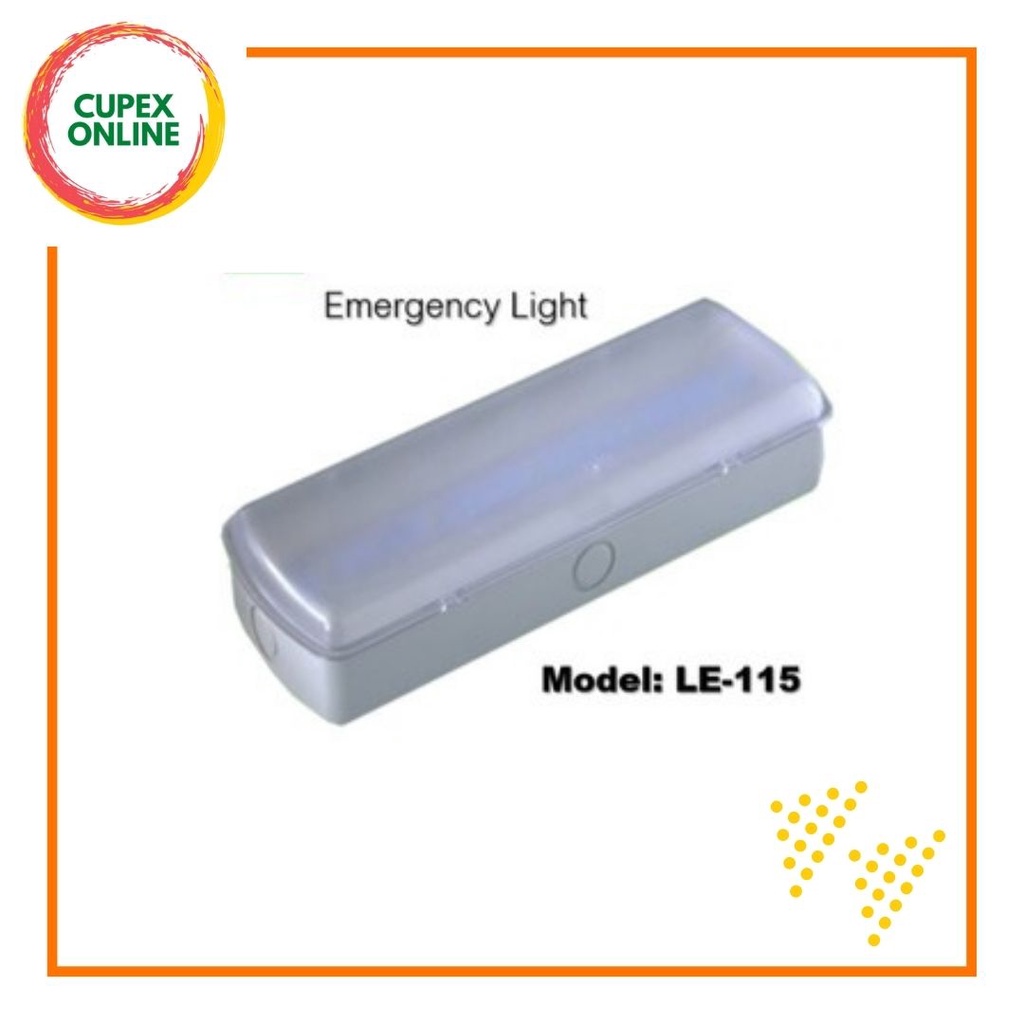 Econlite LE115 LED High Efficiency Emergency Light Bomba Approved (cupex) | Shopee Malaysia