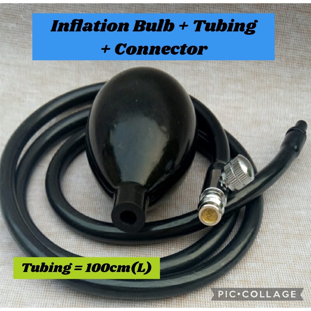 BP Inflation Bulb + Tubing + Connector | Shopee Malaysia