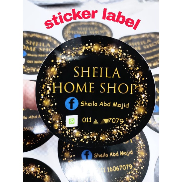 Sticker Label Product( white pp/ waterproof) | Shopee Malaysia