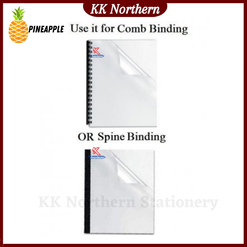 A4 PVC Paper Cover Rigid Sheet A4 Transparent Binding Plastic Cover ...