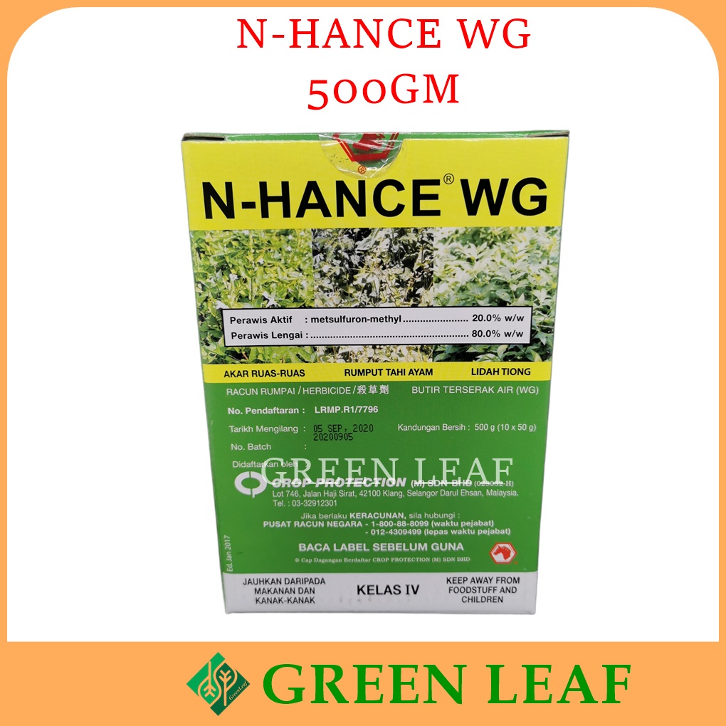 N Hance Metsulfuron Methyl 20.0% 500GM Racun Rumput Rumpai Lebar ...