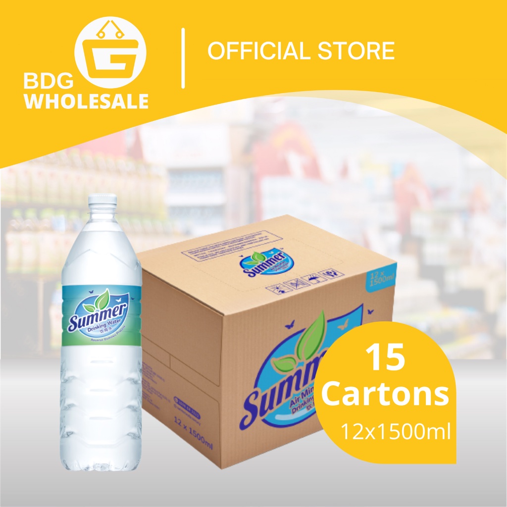 Summer Drinking Water 12 x 1.5Lit | Shopee Malaysia