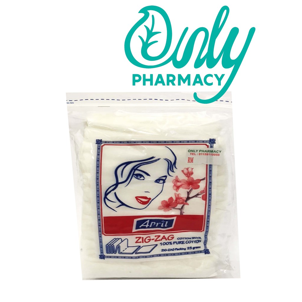 APRIL Cotton Wool 25g (Kapas) | Shopee Malaysia