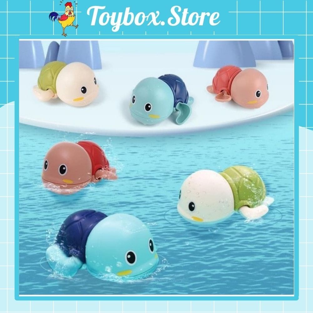 Bathroom Wind-Up Turtle Toy That Can Swim In Water For Children ...