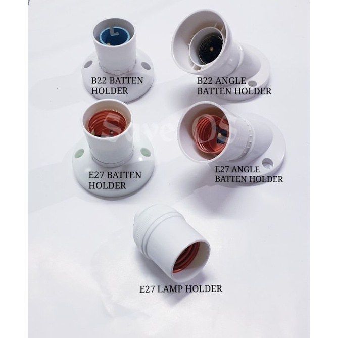 E27 B22 LIGHT BULB HOLDER,BATTEN HOLDER,ANGLE BATTEN HOLDER,LAMP HOLDER ...