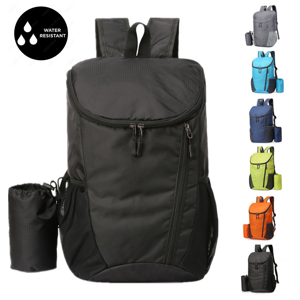 Water Resistant Foldable Backpack Sport Bag Beg Hiking Beg Belakang ...