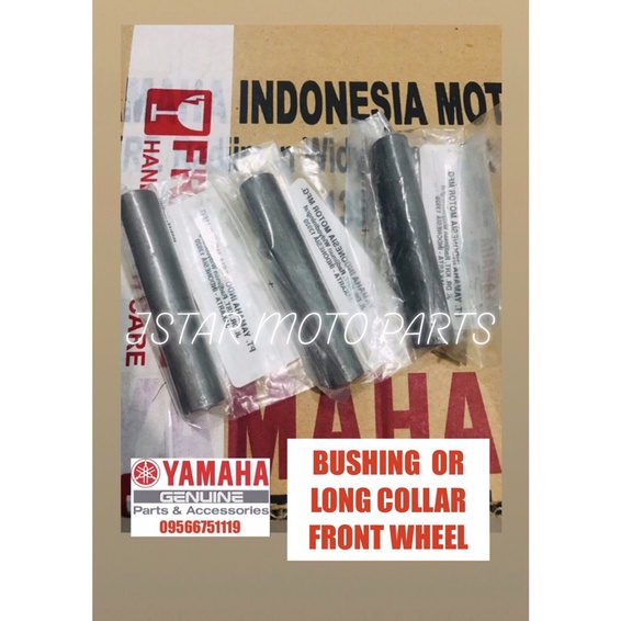BUSHING OR SPACER LONG COLLAR FRONT WHEEL for AEROX V1 V2 155 / NMAX V1 V2 YAMAHA (orig ...