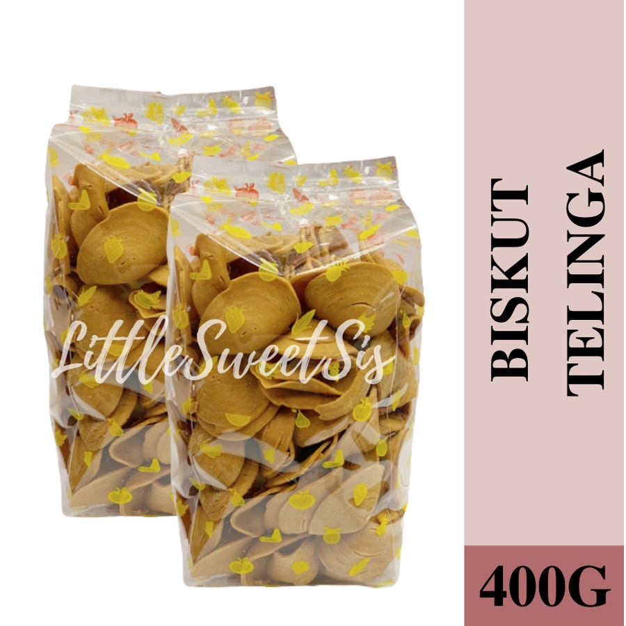 BISKUT TELINGA / BISKUT TELINGA GAJAH/ 传统牛耳饼 [400G] - BISKUT TIMBANG ...