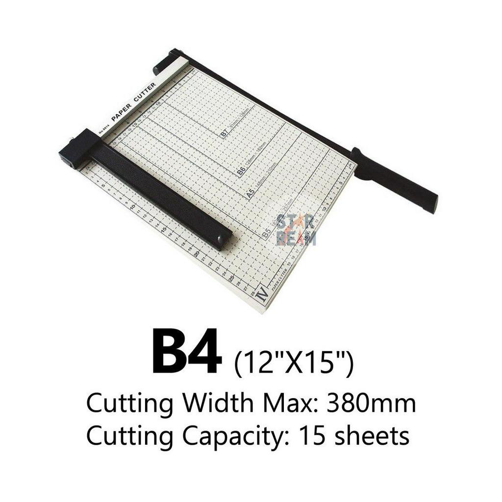 Heavy Duty A4/B4/A3 Paper Card Document Cutter Trimmer Wood & Steel ...