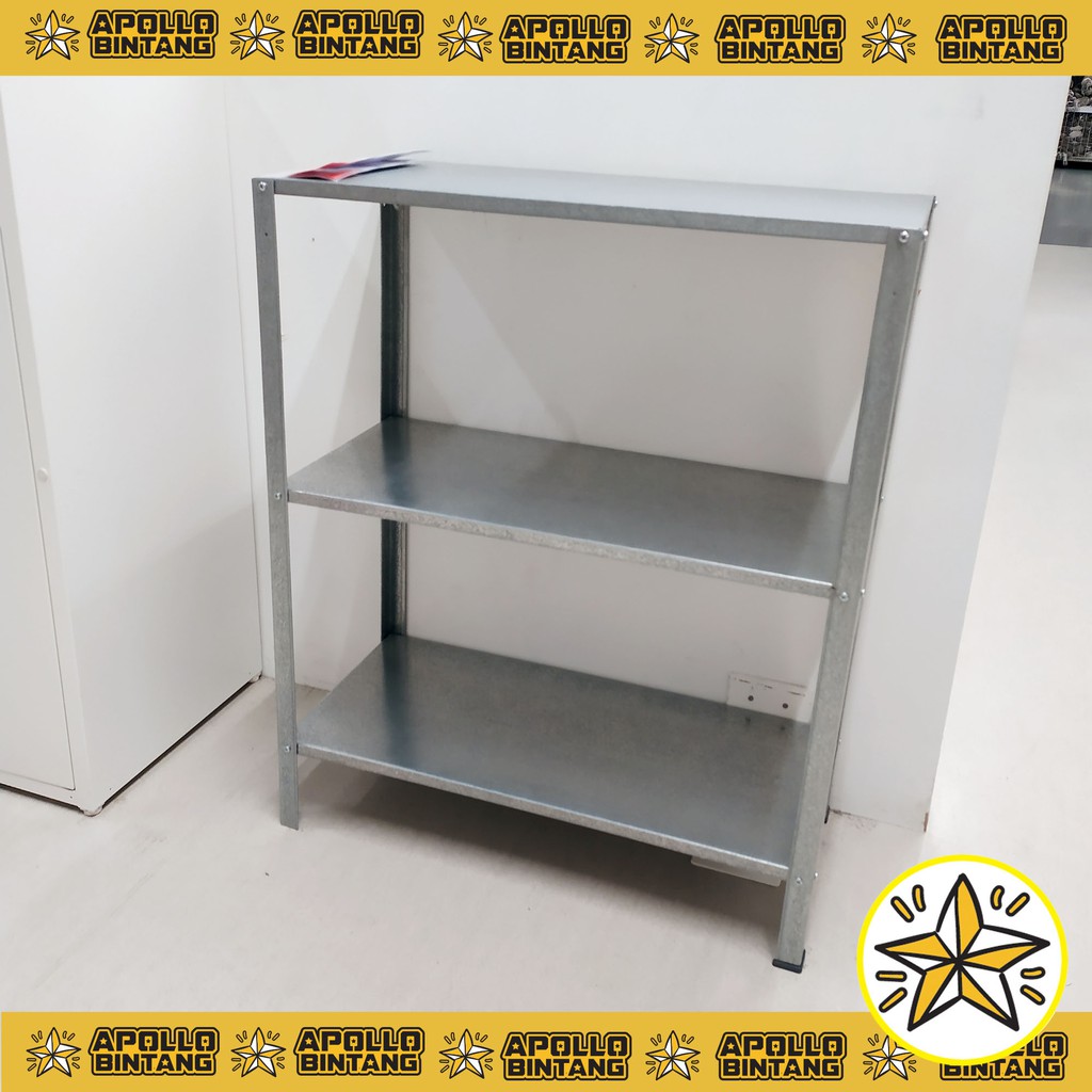 1 Unit Rak Ikea 3 Tingkat / IKEA HYLLIS Shelving unit -3 Tier | Shopee ...