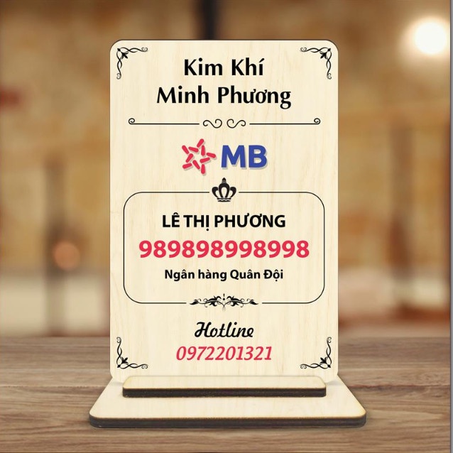 Bank account information board - shop name, payment QR code made of ...