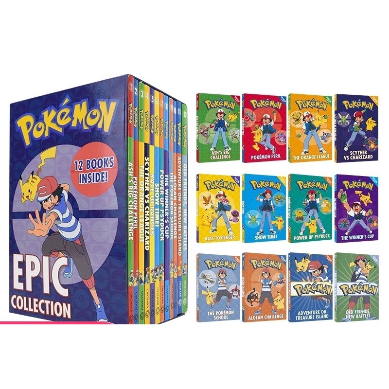 [12 books] Pokemon Adventure Collection | Shopee Malaysia