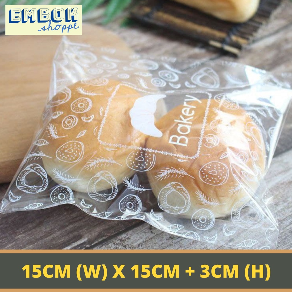 [READY STOCK] 100PCS OPP SELF ADHESIVE BAKERY PLASTIC BAG - PLASTIK ...