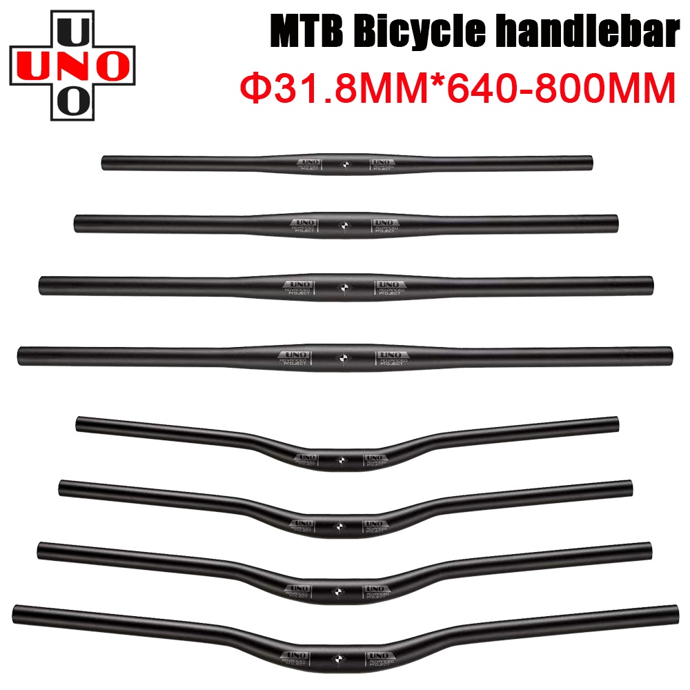 UNO Bicycle Straight / Swallow Handlebar MTB Aluminum Alloy Flat ...